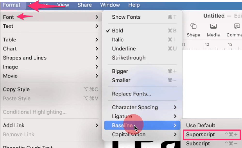 2 Ways To Type An Exponent On Mac Steps Example 