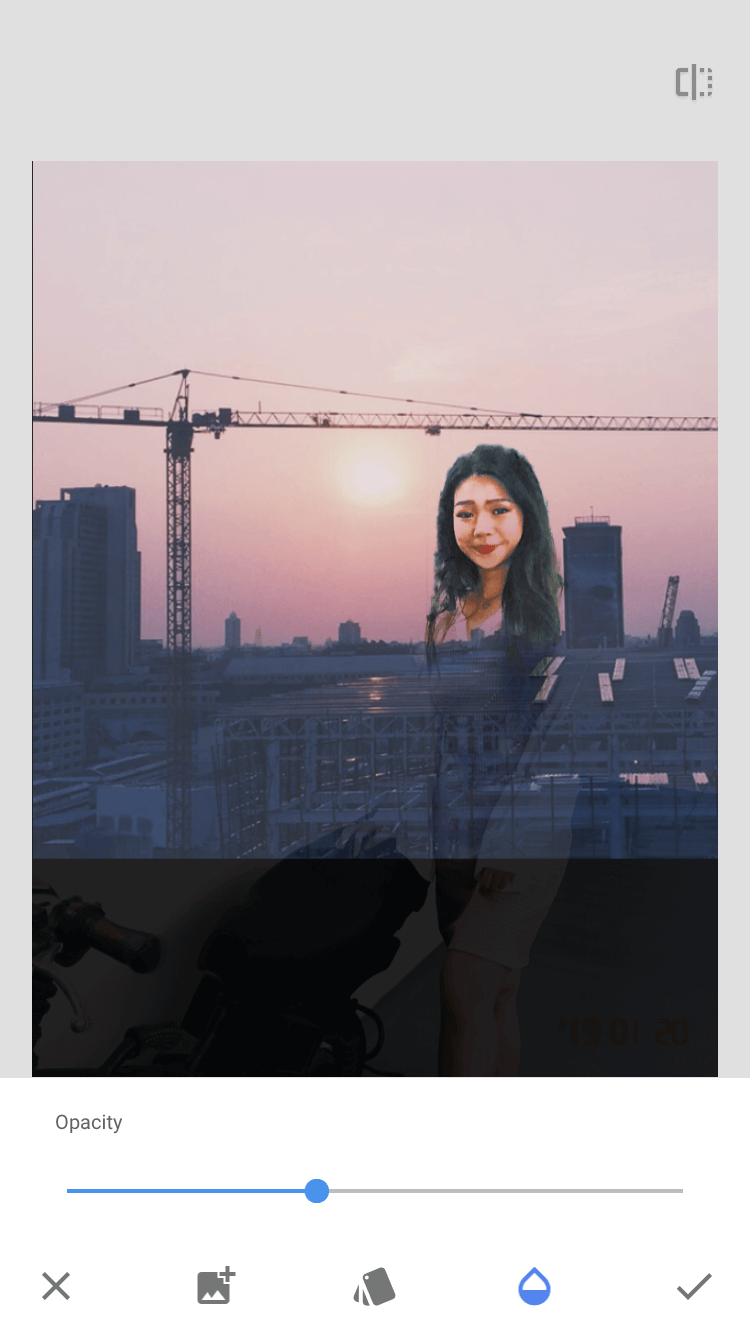 How To Overlay Pictures On IPhone Double Exposure 